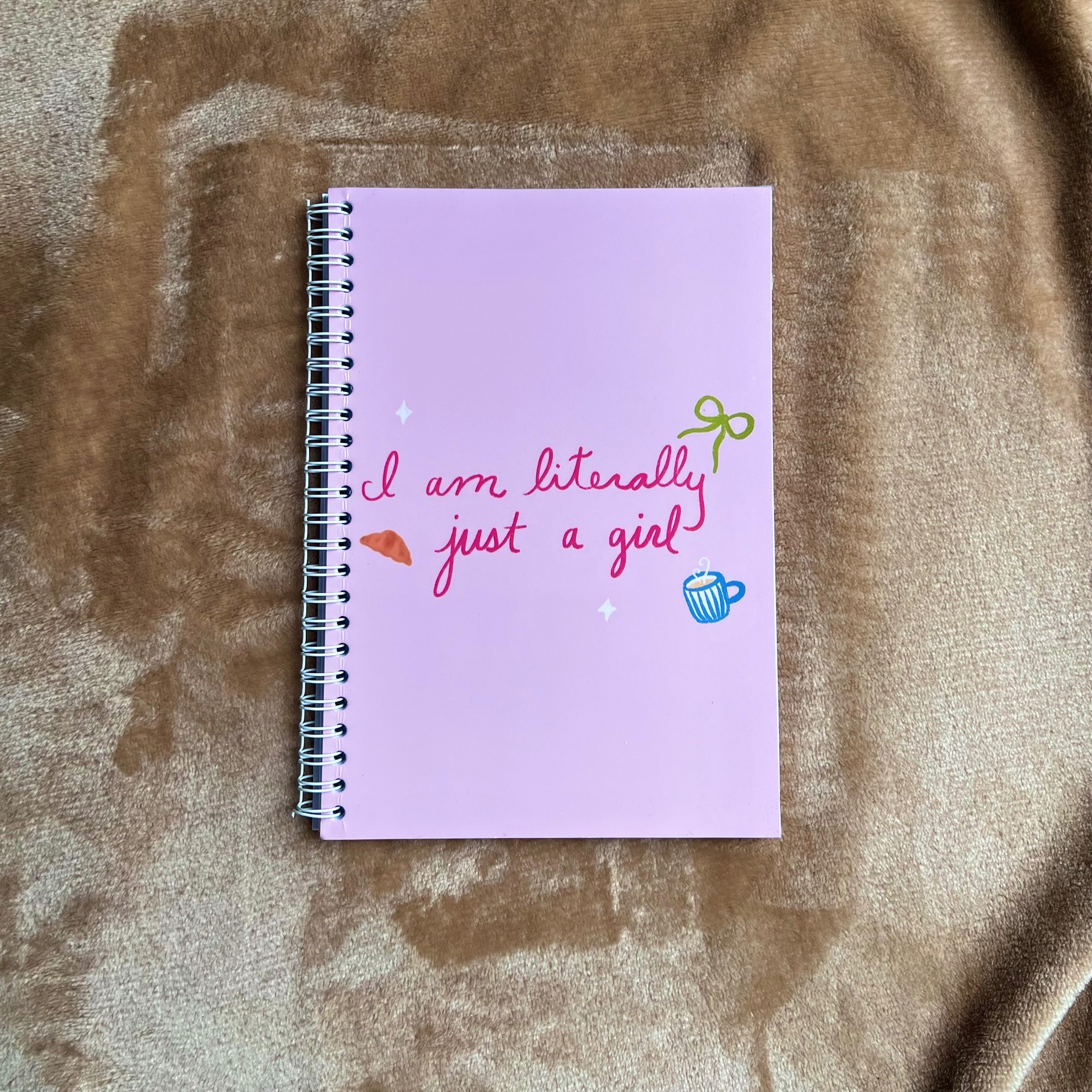 I'm literally just a girl Notebook – Craftea